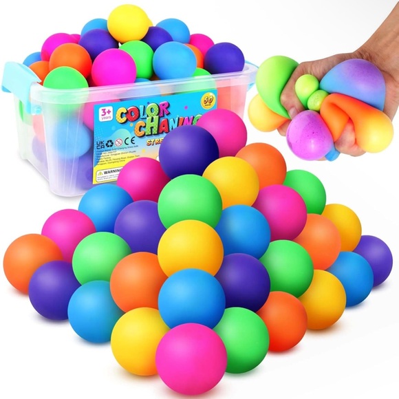 Toys | Colorful Stress Relief Balls For Kids | Poshmark